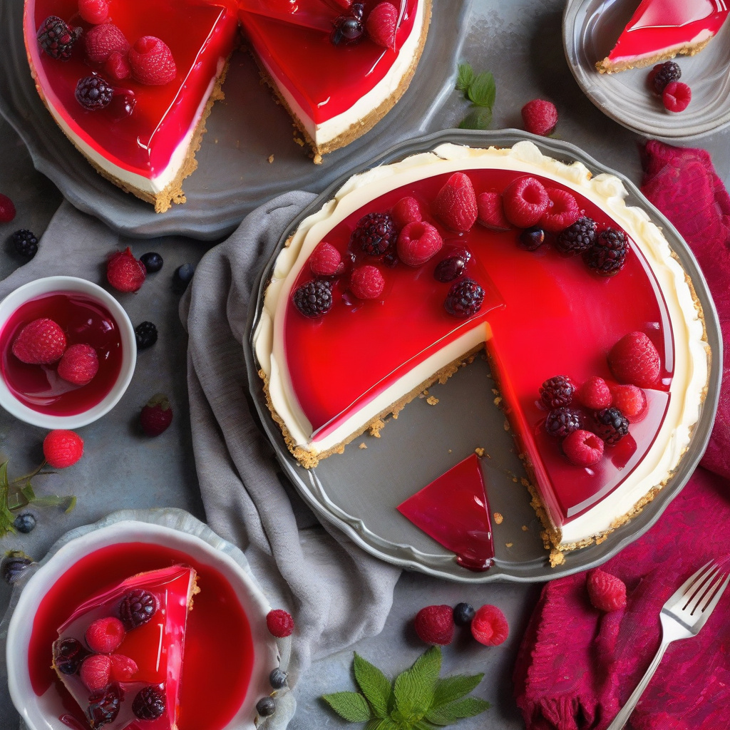 No Bake Jello Cheesecake Recipe: Creamy Dessert Perfection - Lazy Pot ...